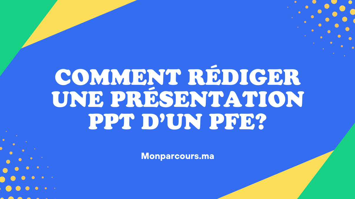 Présentation PPT PFE Licence