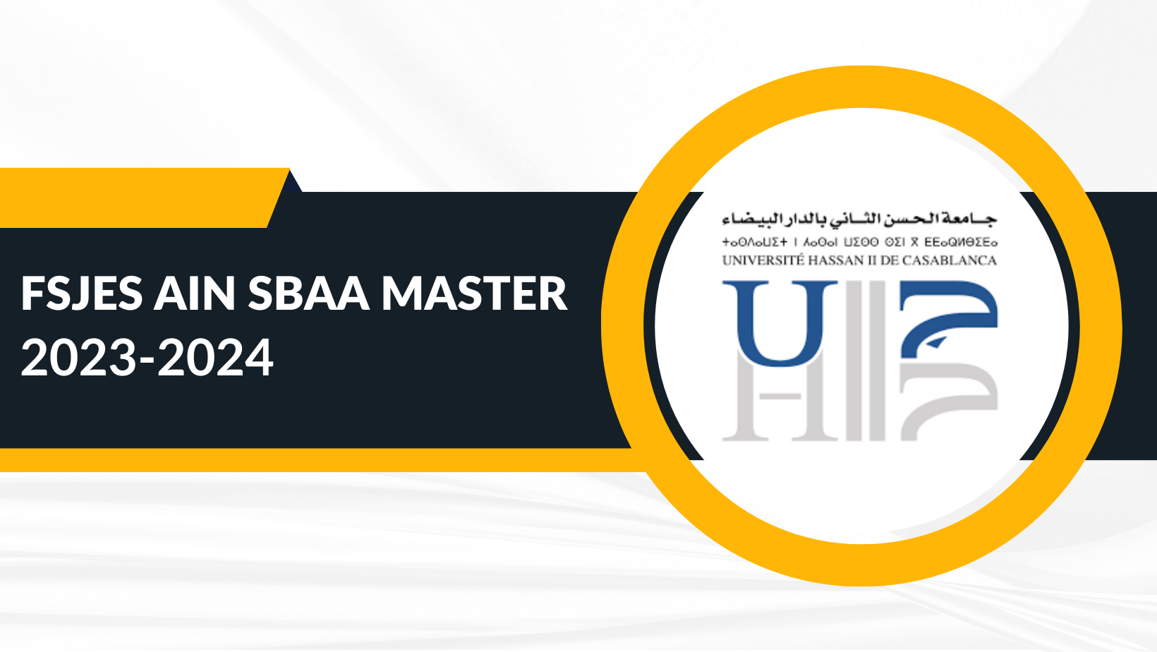 Résultats Définitifs FSJES Ain Sbaa Casablanca Master 2023/2024